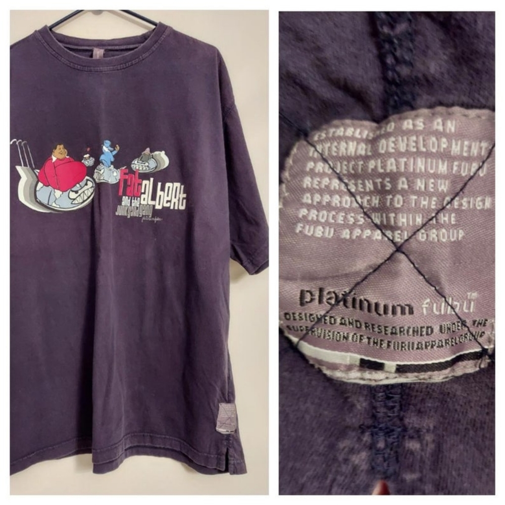 Vintage Fubu Platinum 90s Y2k Fat Albert Tshirt Overs… - Gem